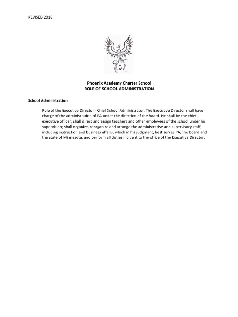 Role of School Administration | PDF