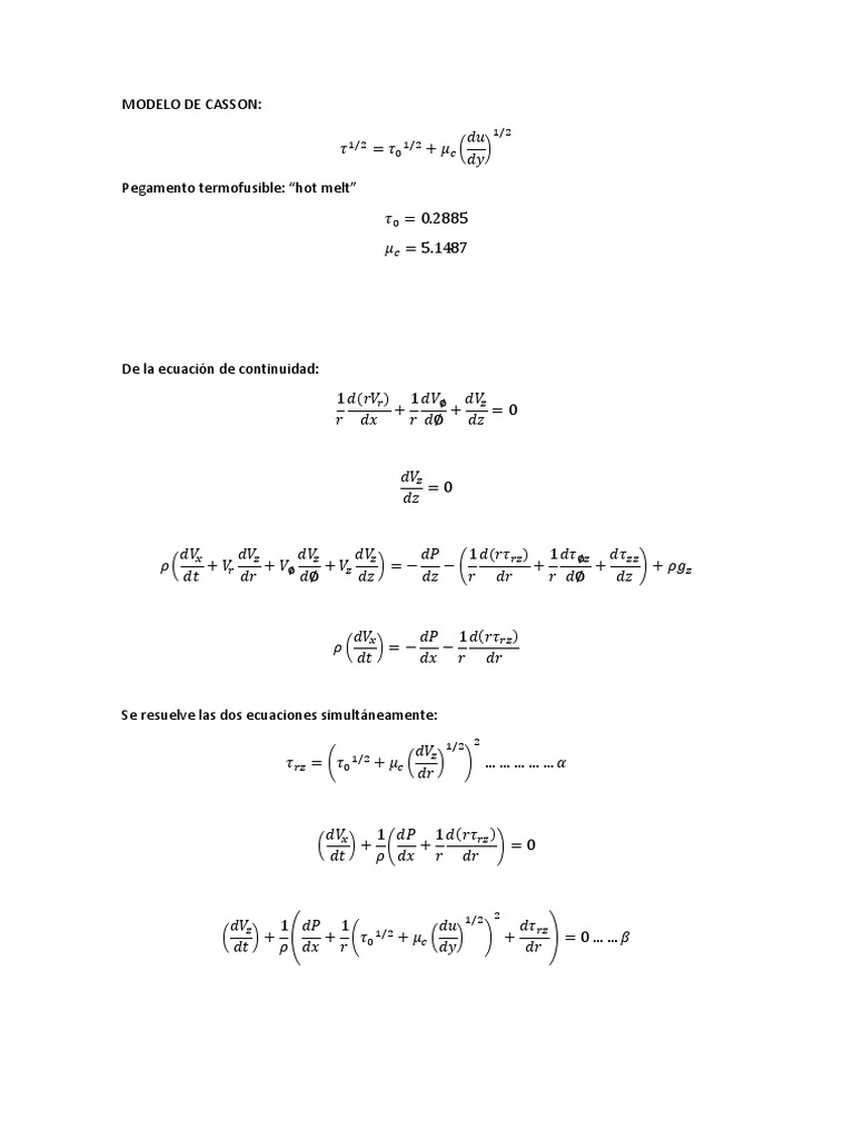 Modelo de Casson | PDF