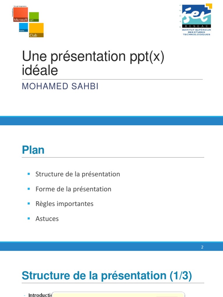 Guide de Présentation PowerPoint PFE | PDF
