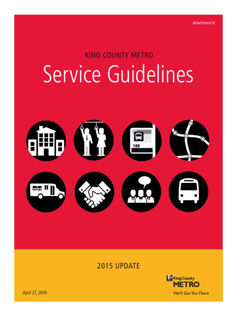 Metro Service Guidelines - 2016 Update | PDF | Public Transport | Poverty