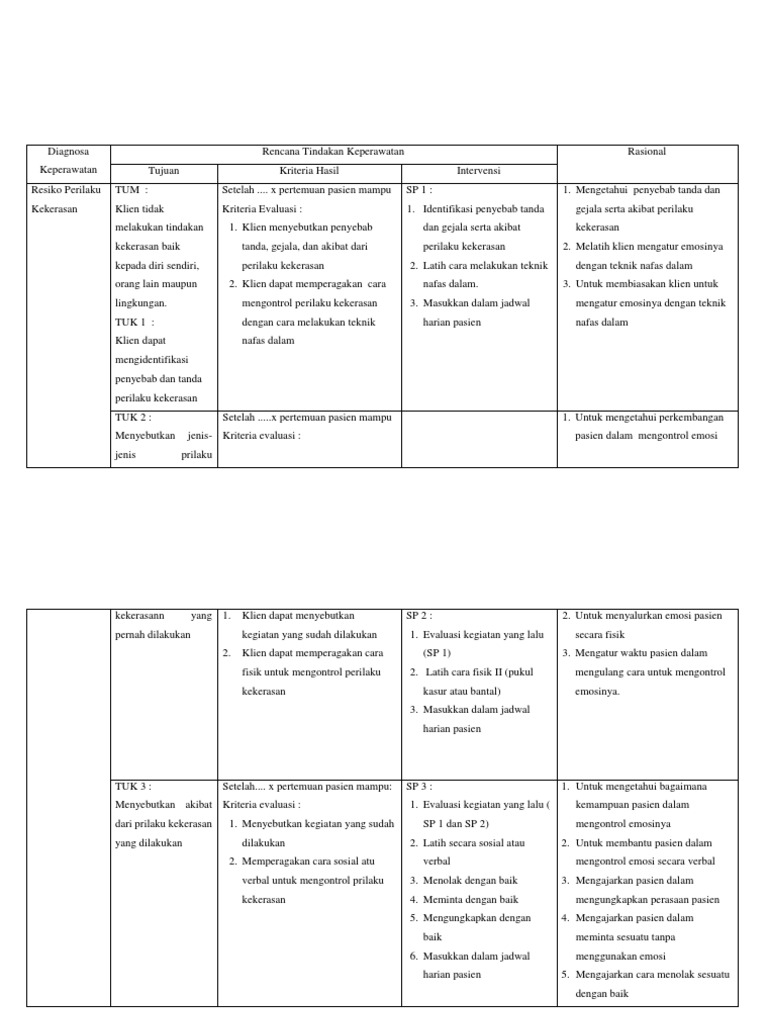 Intervensi Keperawatan RPK | PDF | Pengembangan Diri