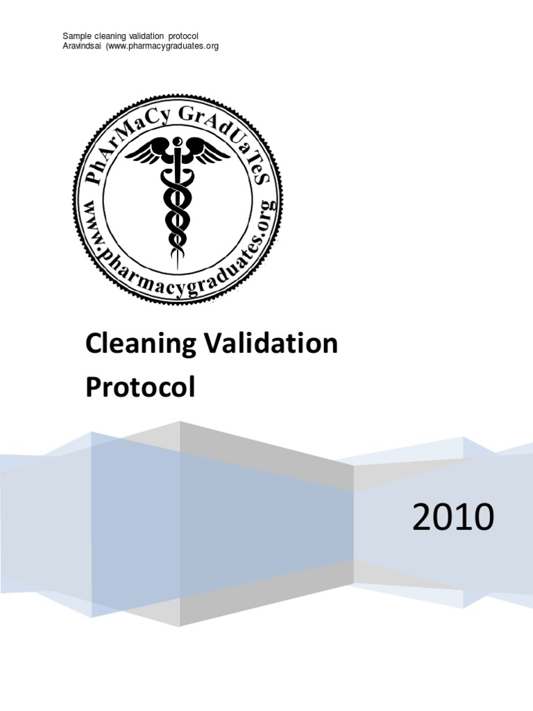Cleaning Validation Protocol | PDF | Verification And Validation ... Cleaning Validation Protocol | PDF | Verification And Validation ...