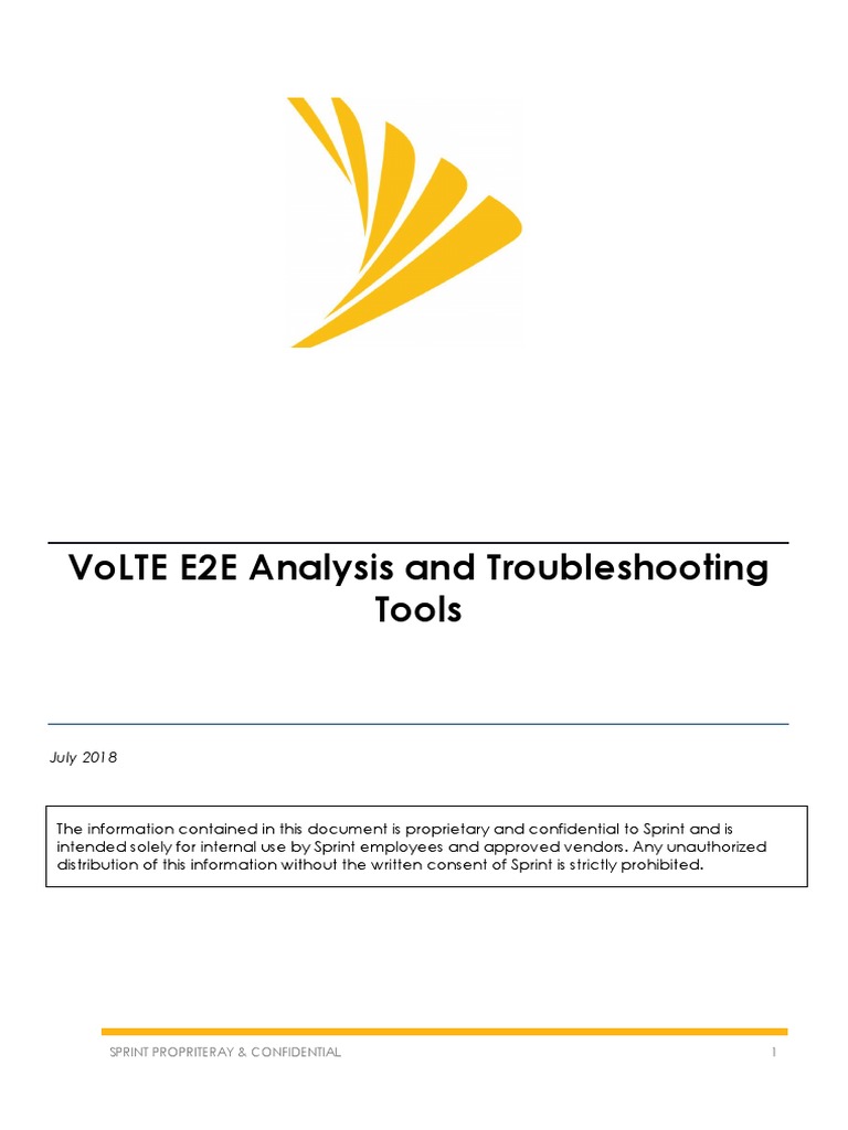 VoLTE E2E Analysis Troubleshooting Tools | PDF | Quality Of Service ...