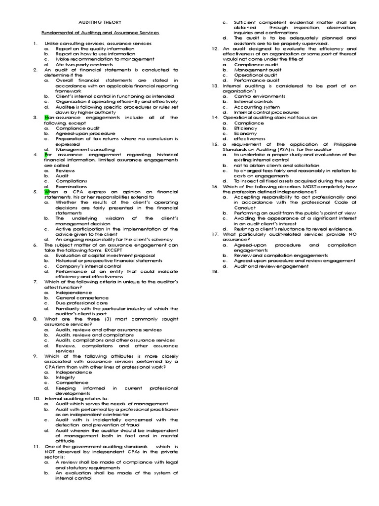 Airplane Notes | PDF | Internal Control | Audit