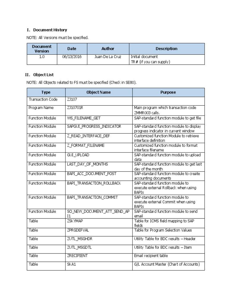 Technical Documentation Format | PDF | Subroutine | Class (Computer Programming)