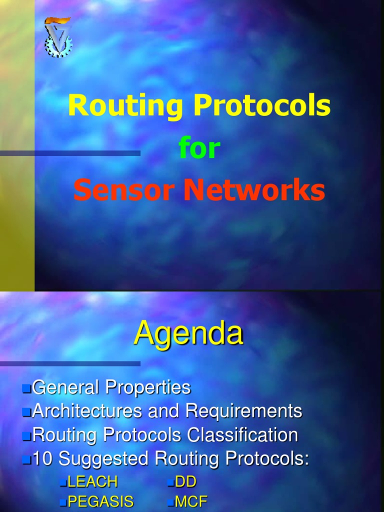 Routing Protocols: Sensor Networks | PDF | Routing | Wireless Sensor ...