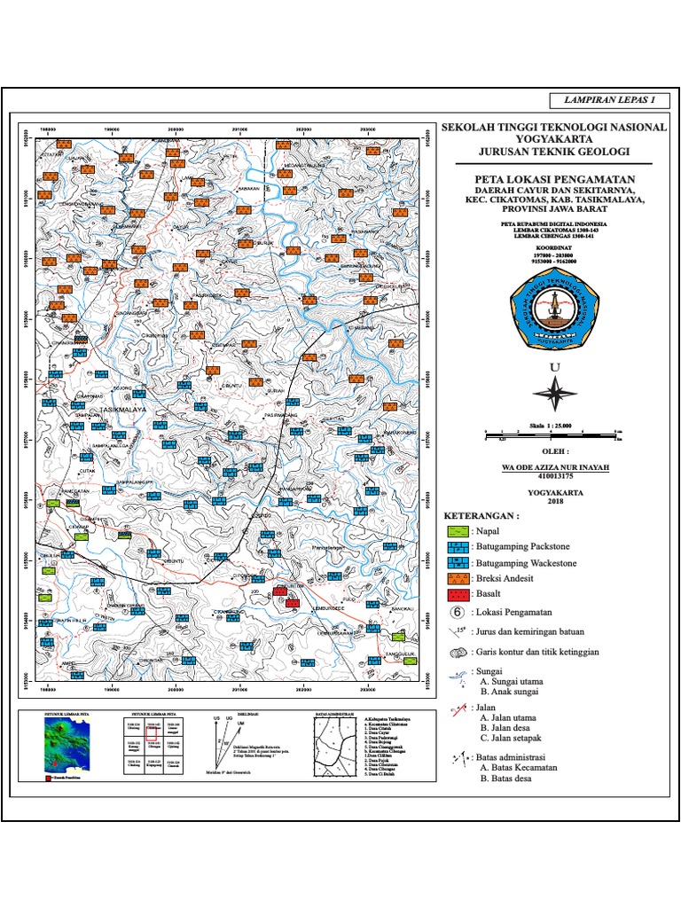 Peta Lokasi Pengamatan | PDF