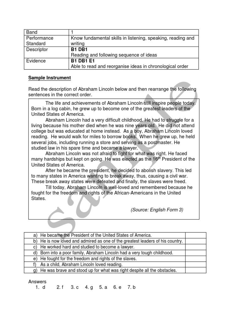 B1 DB1 B1 DB1 E1: (Source: English Form 3) | PDF