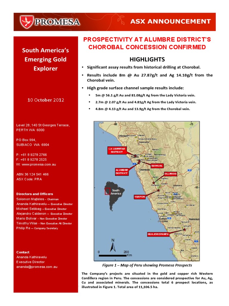 1-Results From Prospectivity-Oct 2012 | PDF | Gold | Mining