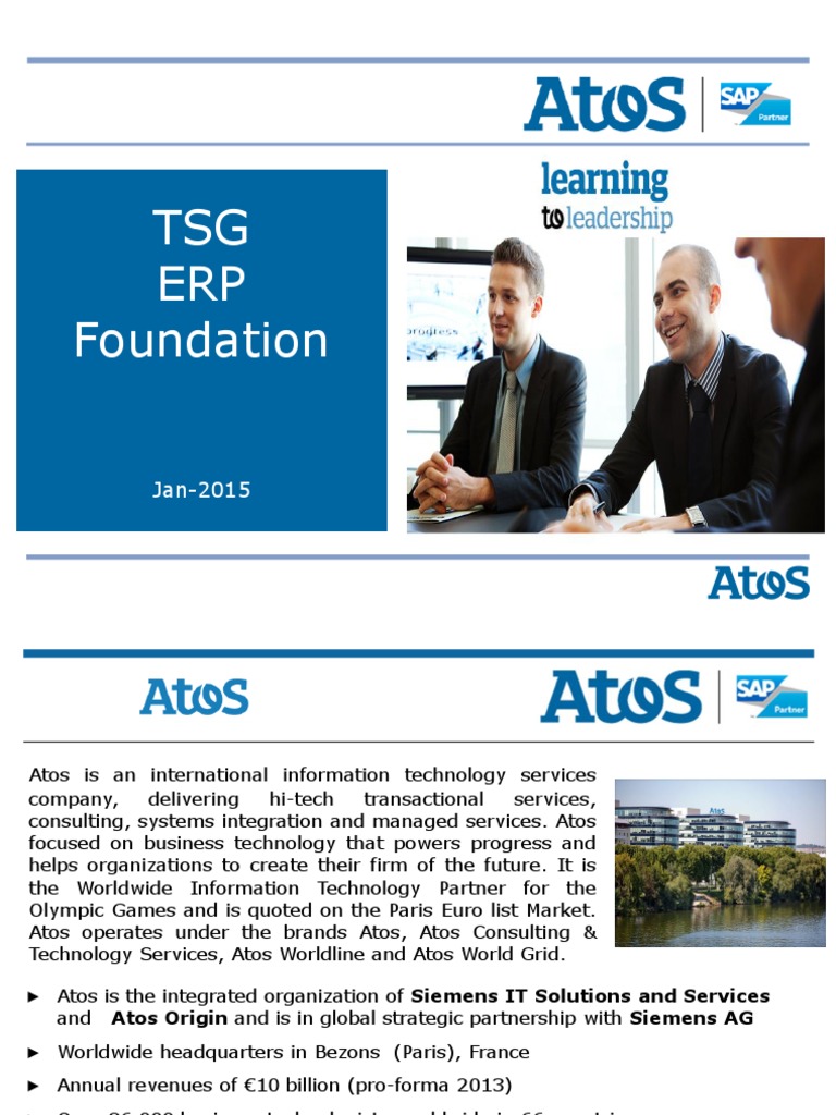 Atos ERP Foundation | PDF | Enterprise Resource Planning | Sap Se
