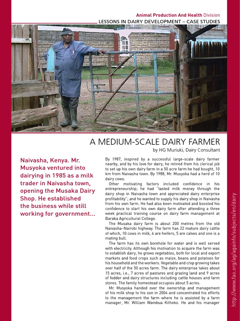 Dairy Farming Project 2019 PDF | PDF | Dairy Cattle | Dairy Farming