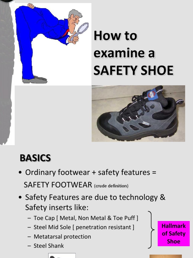How To Examine A Safety Shoe | PDF | Shoe | Foot