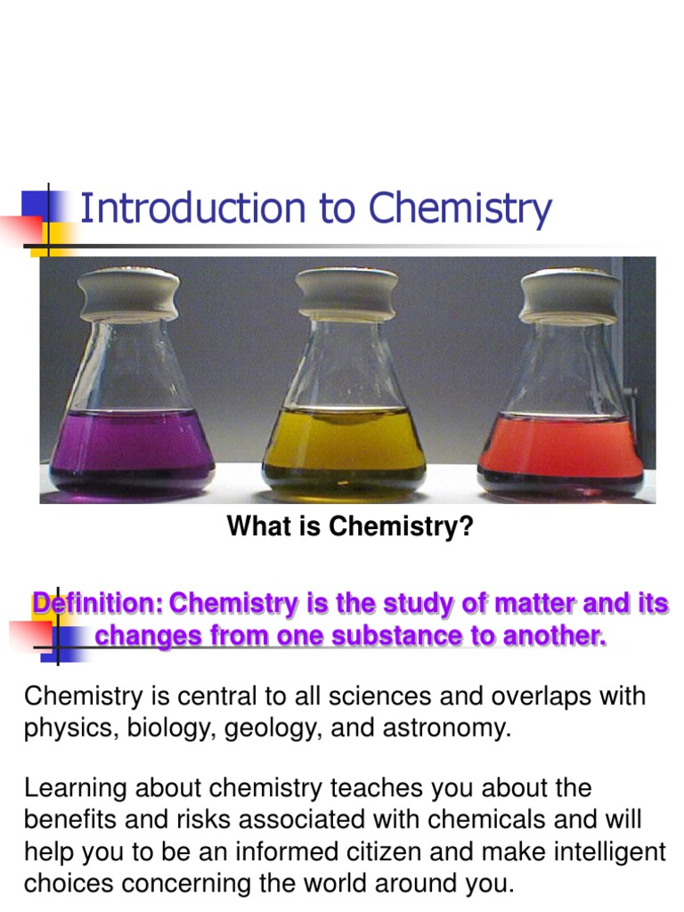 What Is Chemistry | PDF | Experiment | Chemistry