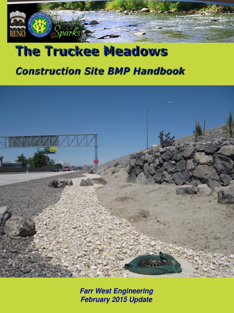 The Truckee Meadows: Construction Site BMP Handbook | PDF | Stormwater ...