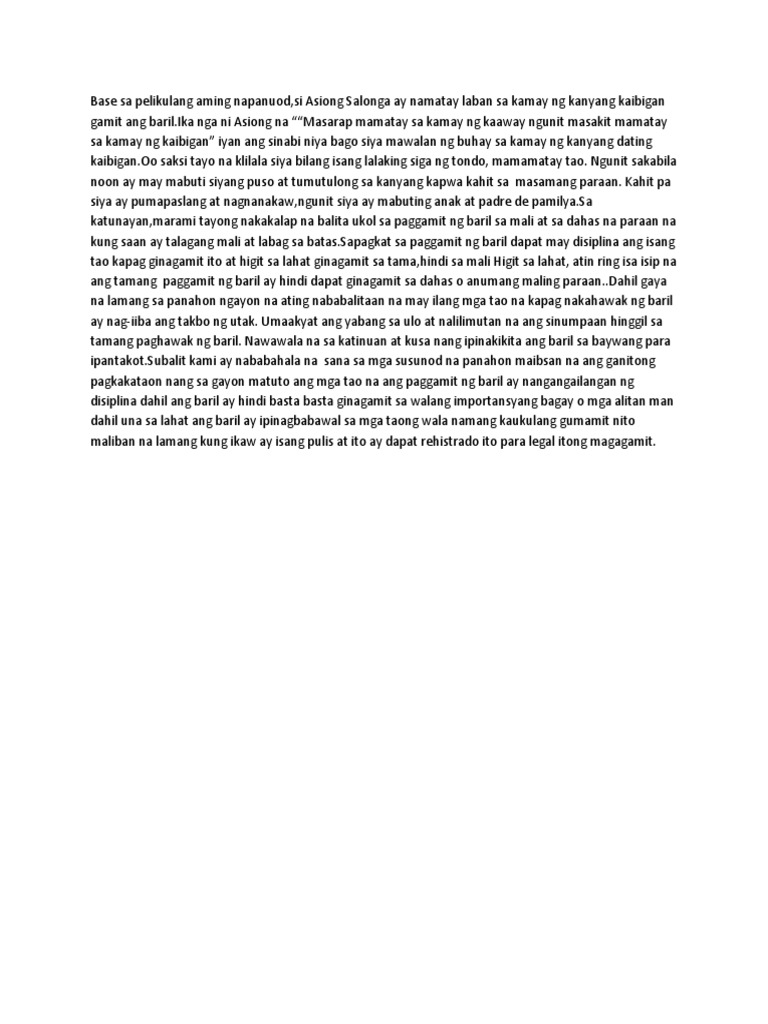 Baril | PDF