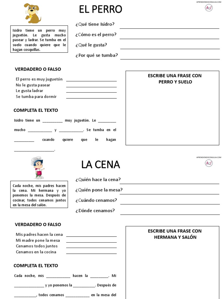 Actividades y Preguntas de Comprensión | PDF | Ocio