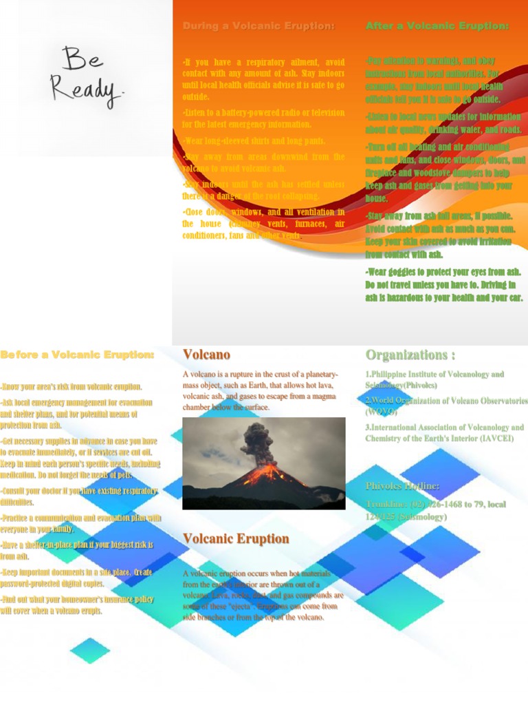 Volanoes Brochure | PDF | Volcanic Ash | Volcano