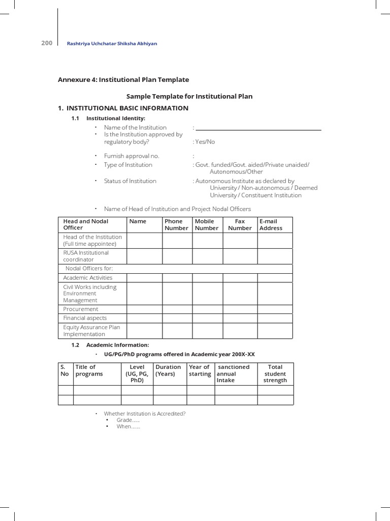 IDP Template | PDF | Swot Analysis | Academic Degree