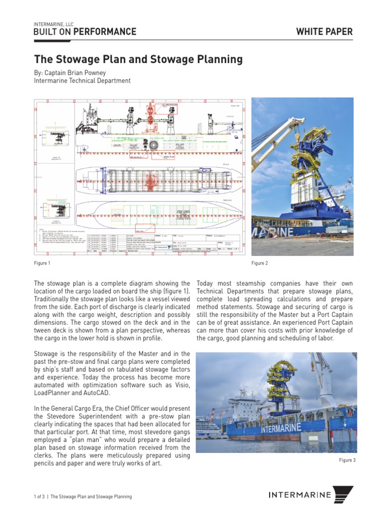 Stowage Planning for Shipping Pros | PDF | Stevedore | Cargo