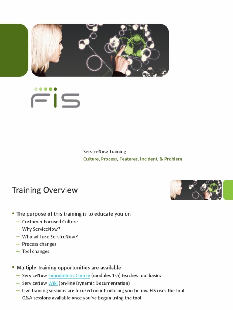 ServiceNow Training Guide Session FNF (Published) | PDF | Information Technology Management ...