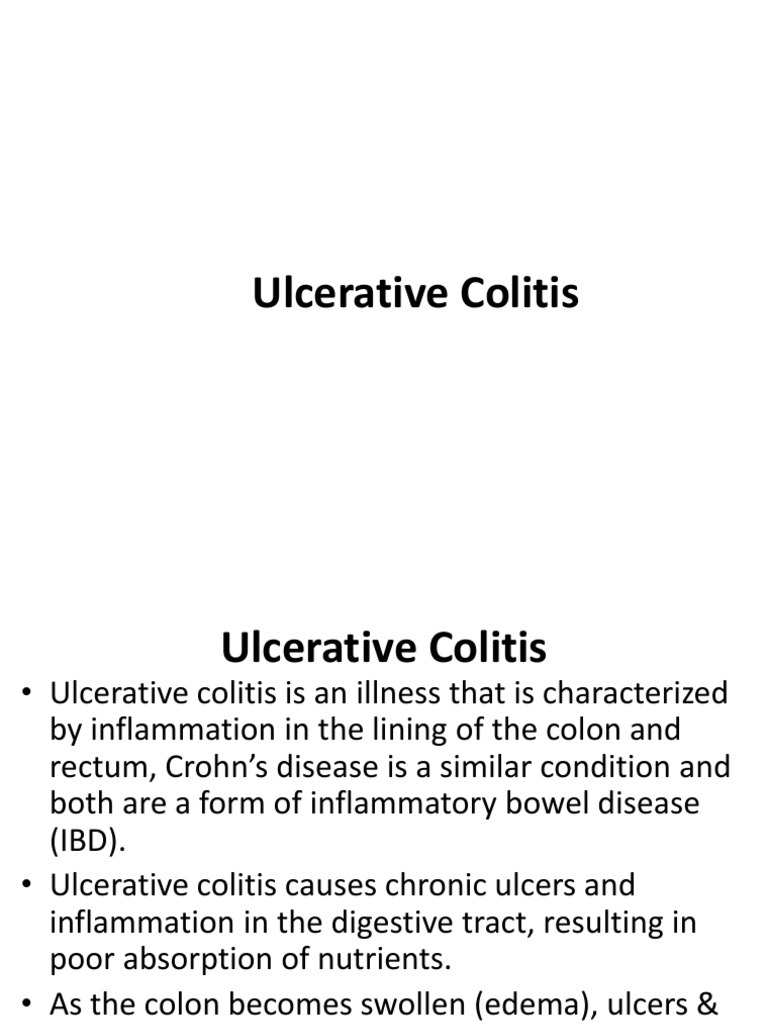 Ulcerative Colitis | PDF | Ulcerative Colitis | Inflammatory Bowel Disease