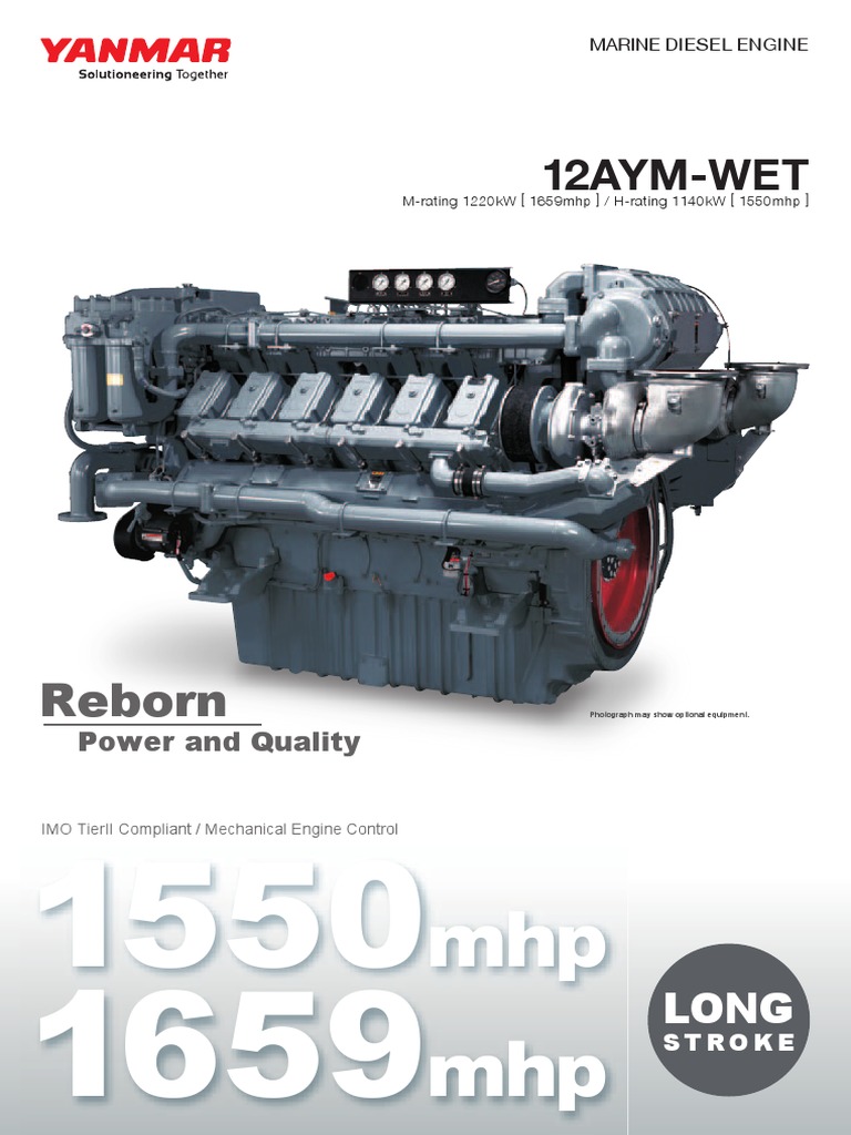 Reborn Reliability: Yanmar's New High-Power 12AYM-WET Marine Diesel ...