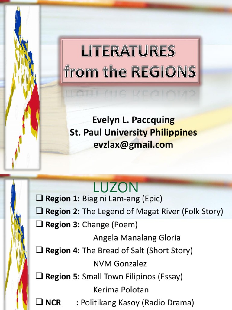 Regional Literature of the Philippines | PDF