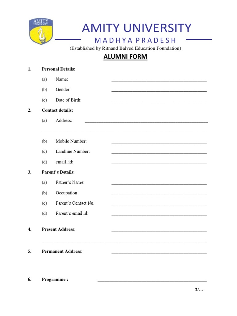 Amity University: Madhya Pradesh | PDF | Business