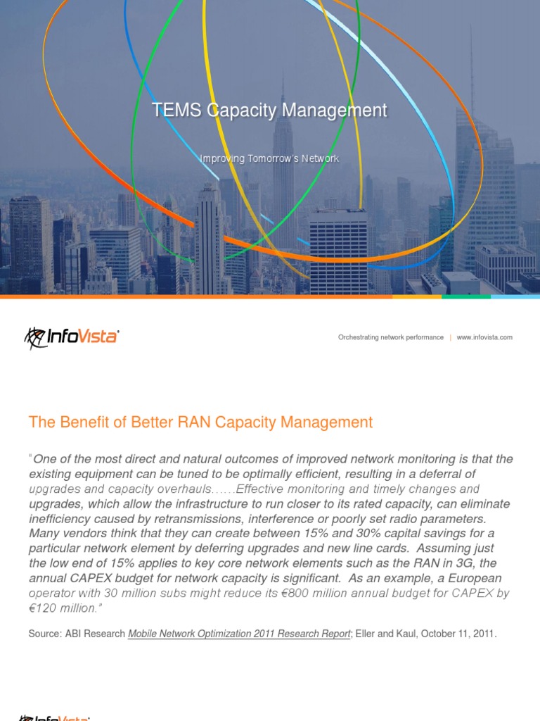 Optimizing Wireless Network Capacity and Performance through Effective RAN Capacity Management ...