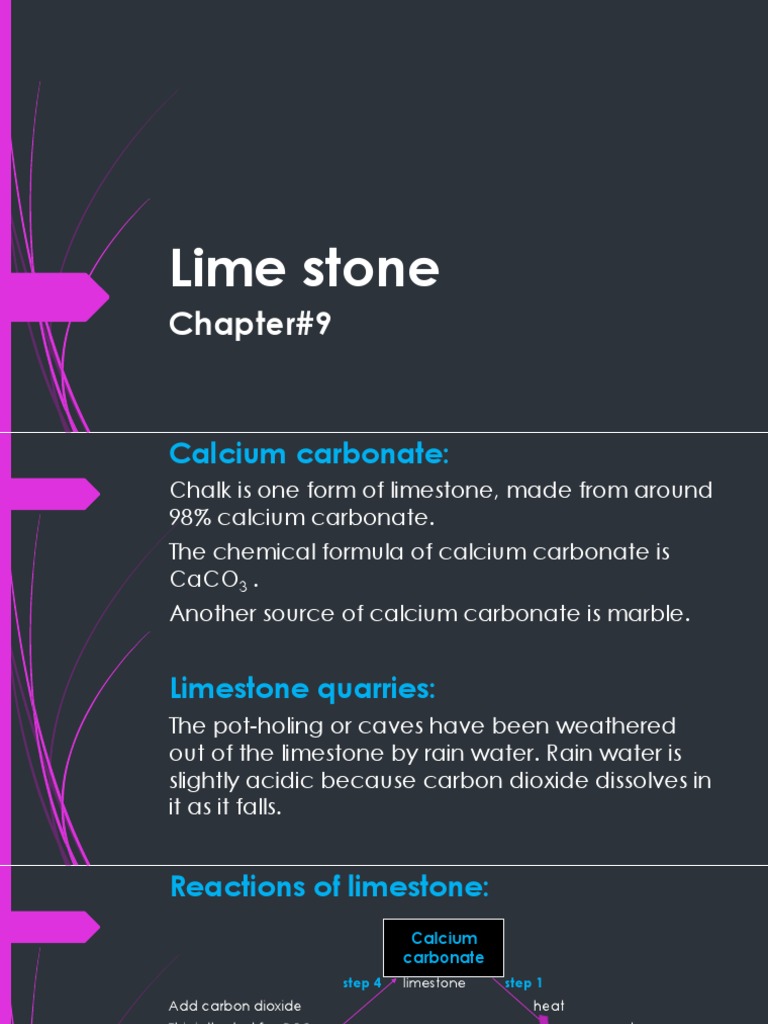 Chapter#9 (Limestone) Ppt#1 | PDF | Concrete | Carbonate