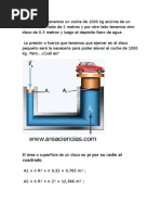 Ejercicios de Principio de Pascal | PDF