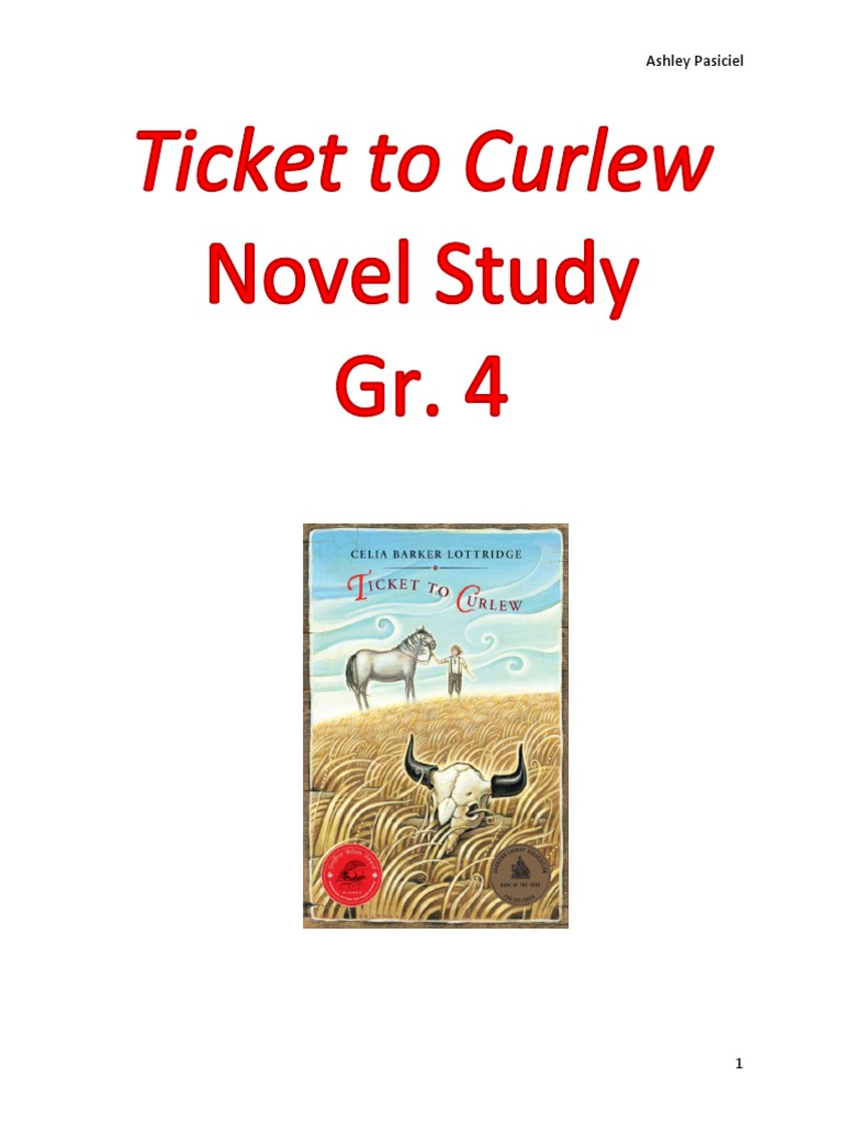 22ticket To Curlew 22 Unit Plan - Grade 4 - Language Arts | Download ...