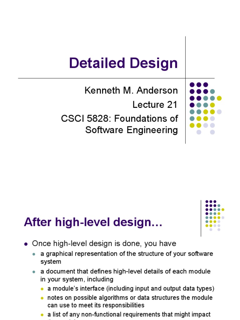 Lecture21 PDF | PDF | Systems Engineering | Areas Of Computer Science