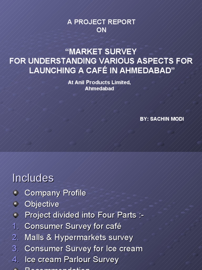 Project Report On Arket Survey | PDF | Glucose | Target Audience