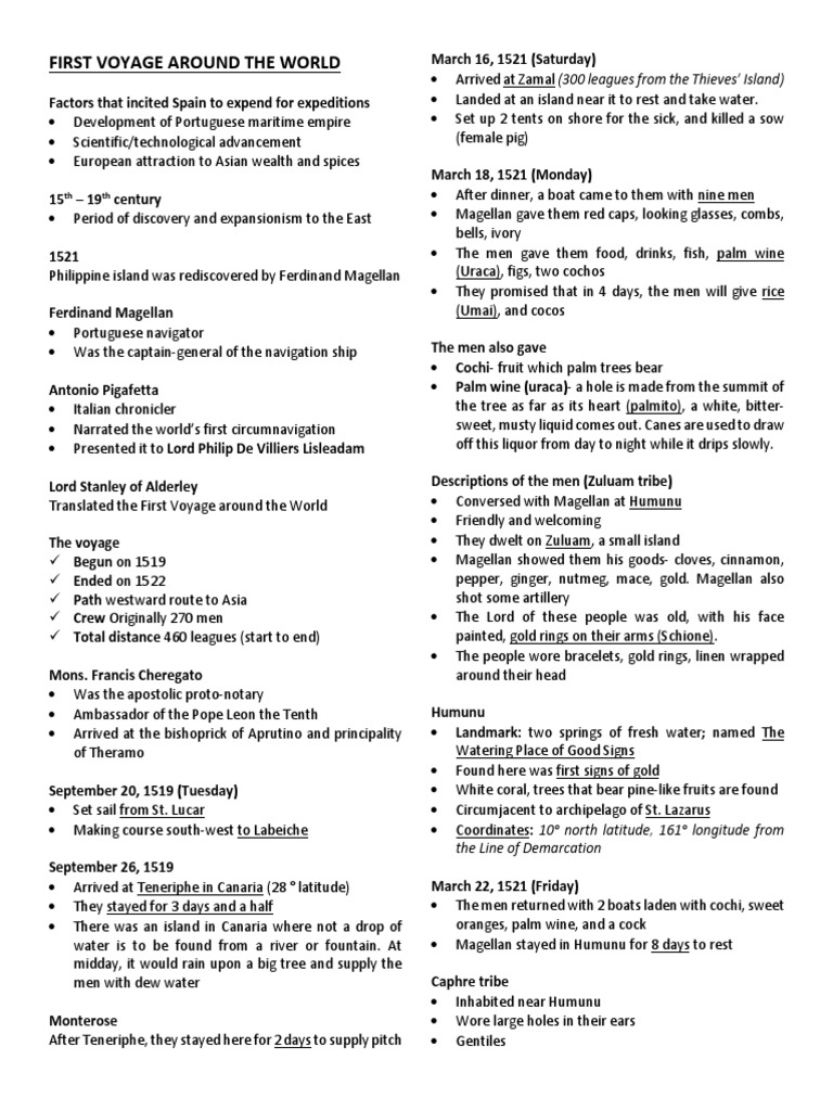 First Voyage Reviewer | PDF | Nature