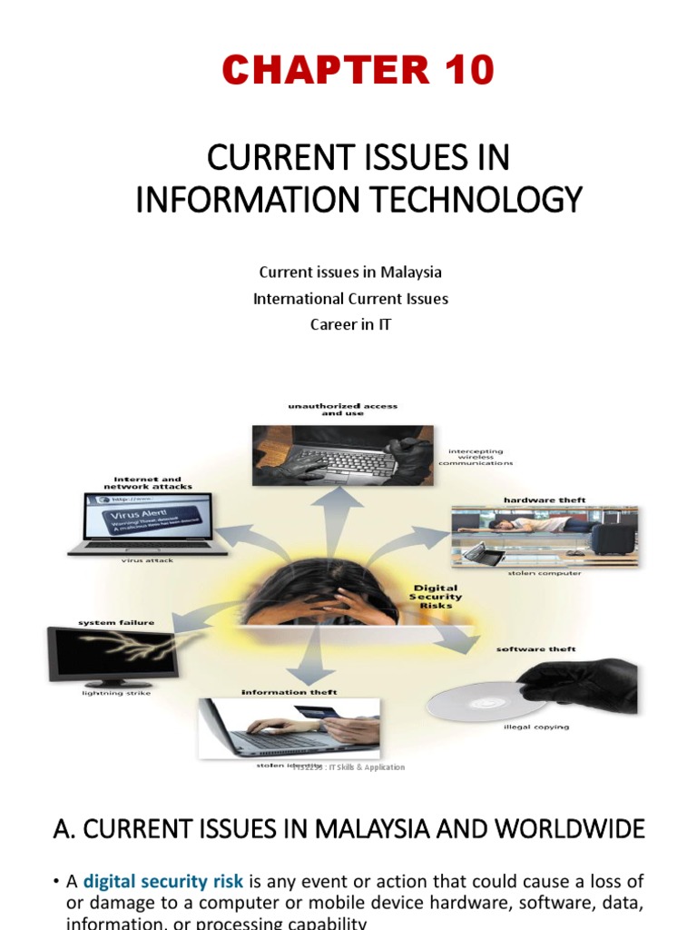 Chapter 10 Current Issues in Information Technology | PDF ...
