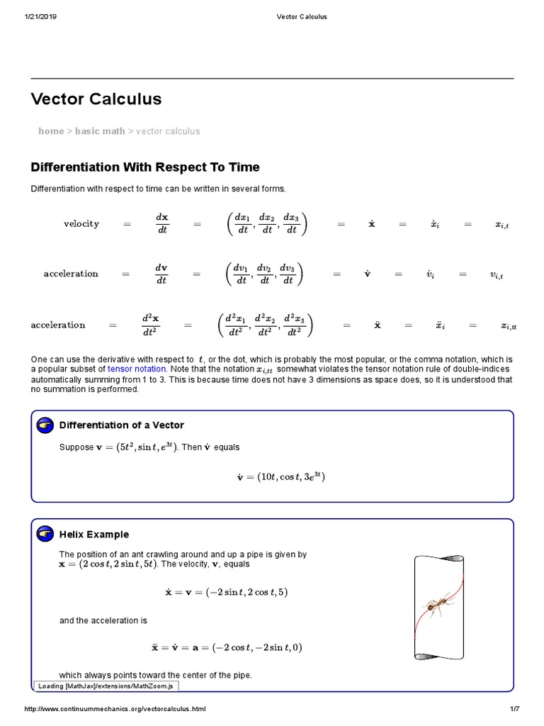 3 Vector Calculus Pdf Gradient Divergence