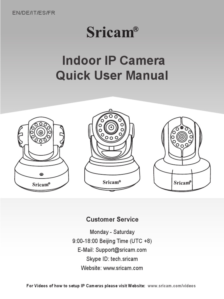 Indoor IP Camera Quick User Manual | PDF | Computer Networking | Computing