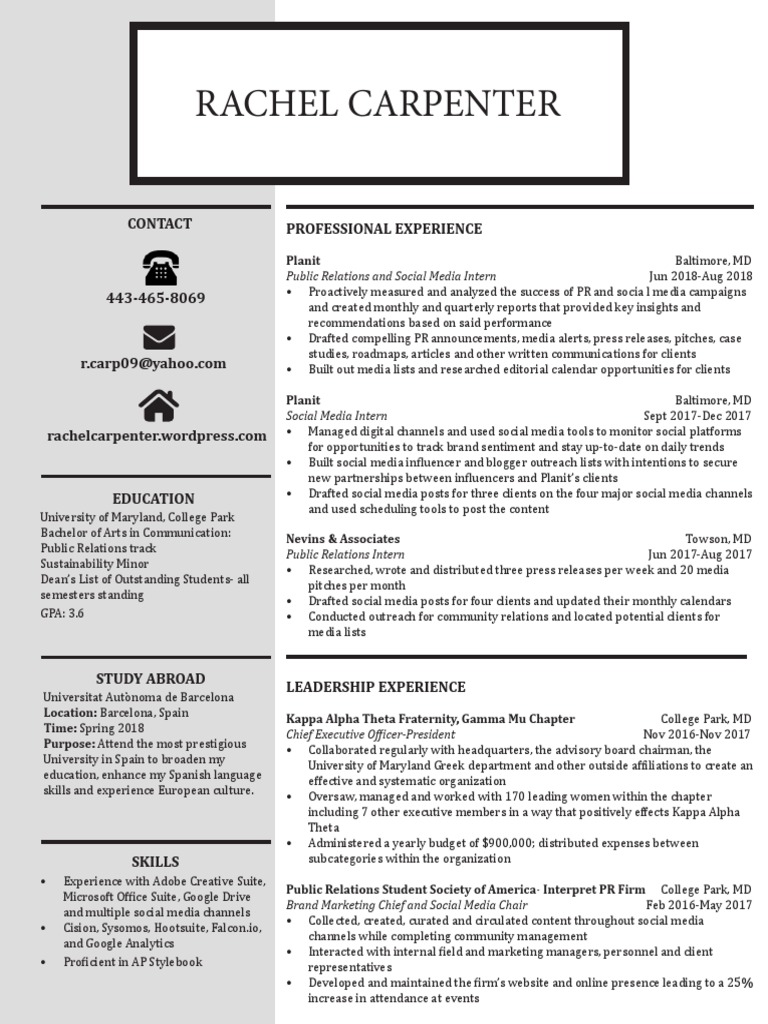 Aspiring PR & Social Media Expert | PDF | Public Relations | Social Media