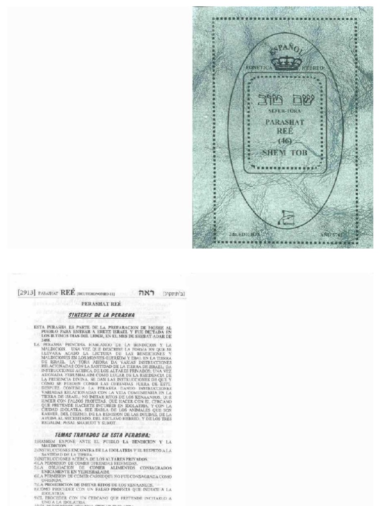 Parashat Ree Shem Tob PDF | PDF