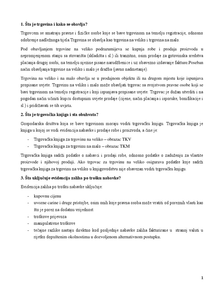 Finansijsko Racunovodstvo | PDF