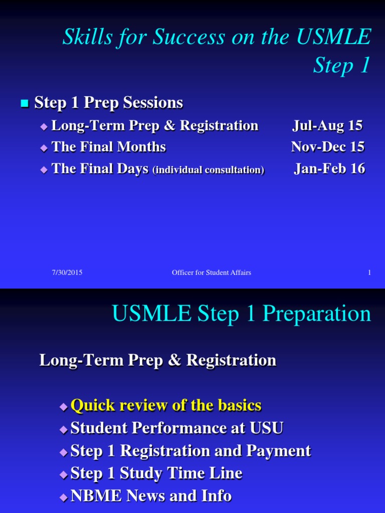 Usmle Step 1 Preparation PDF | Download Free PDF | United States ...