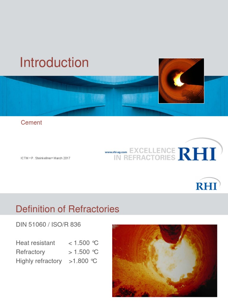 2 Introduction-Refractories Apresentação | PDF | Refractory | Aluminium ...