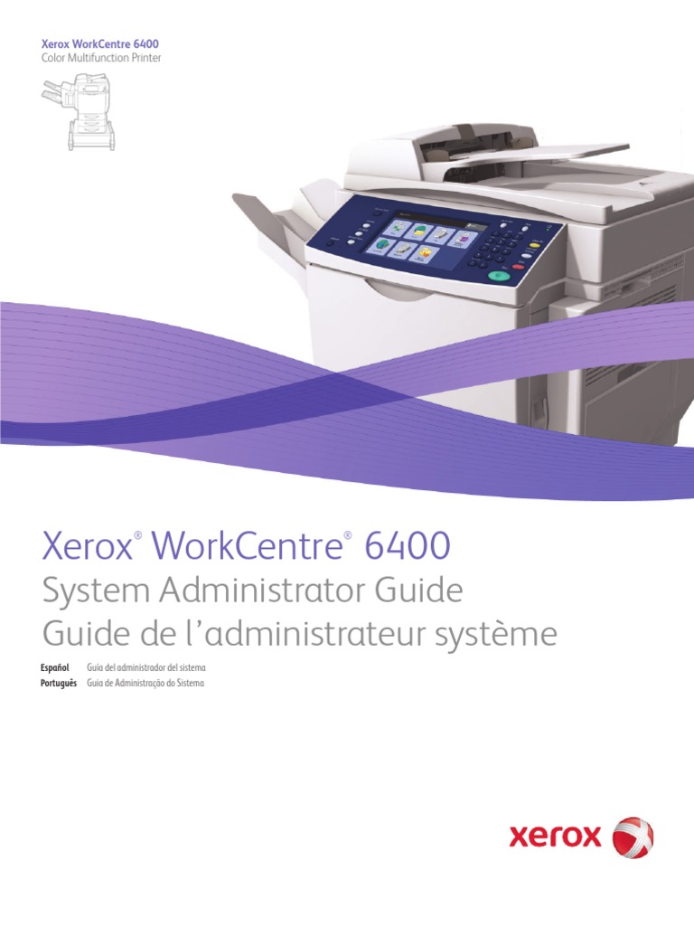 Xerox Workcentre 6400: System Administrator Guide Guide de L'Administrateur Système | PDF | Ip ...