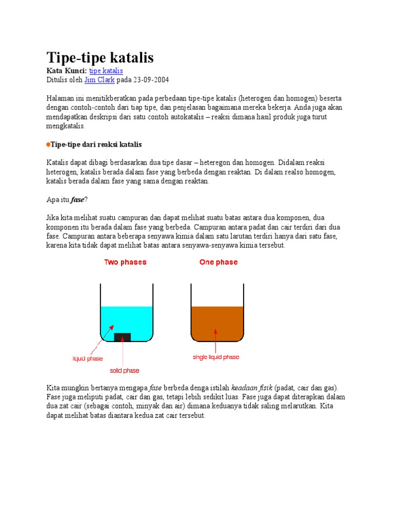 Perbedaan Katalis Homogen dan Heterogen | PDF | Sains & Matematika