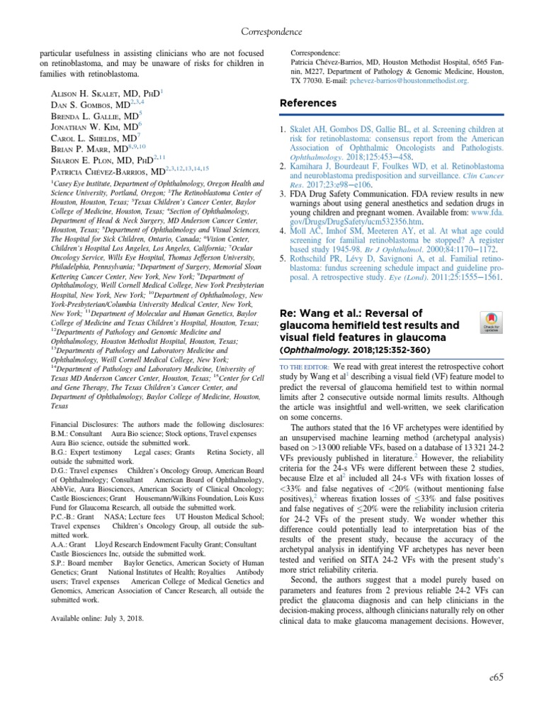 PII | PDF | Glaucoma | Ophthalmology