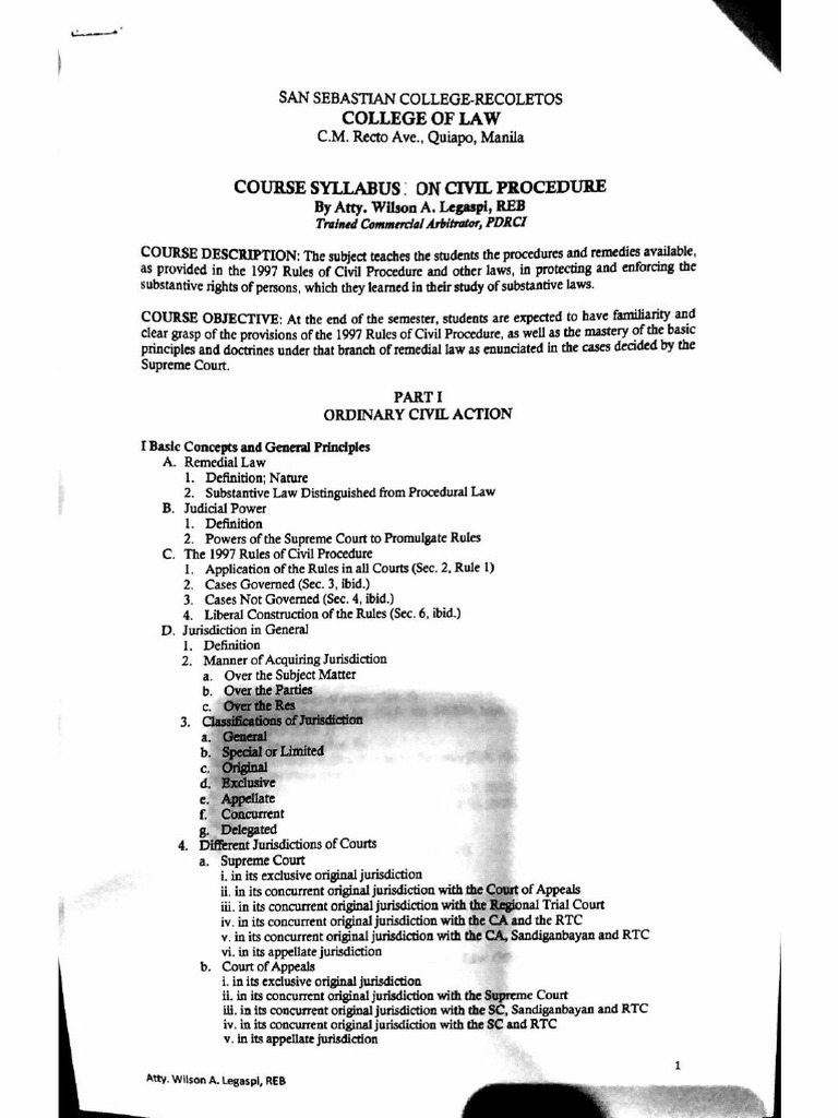 Civil PRocedure | PDF