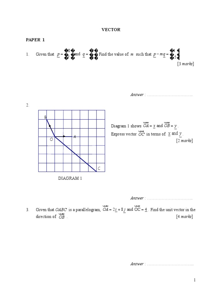 15 Vector | PDF | Elementary Mathematics | Abstract Algebra