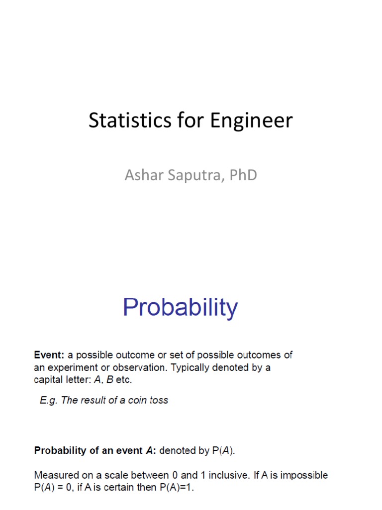 Probability and Random Variables | PDF