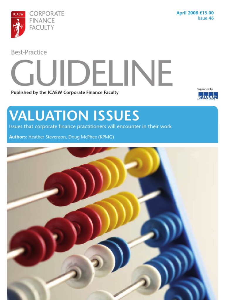 Guideline: Valuation Issues | PDF